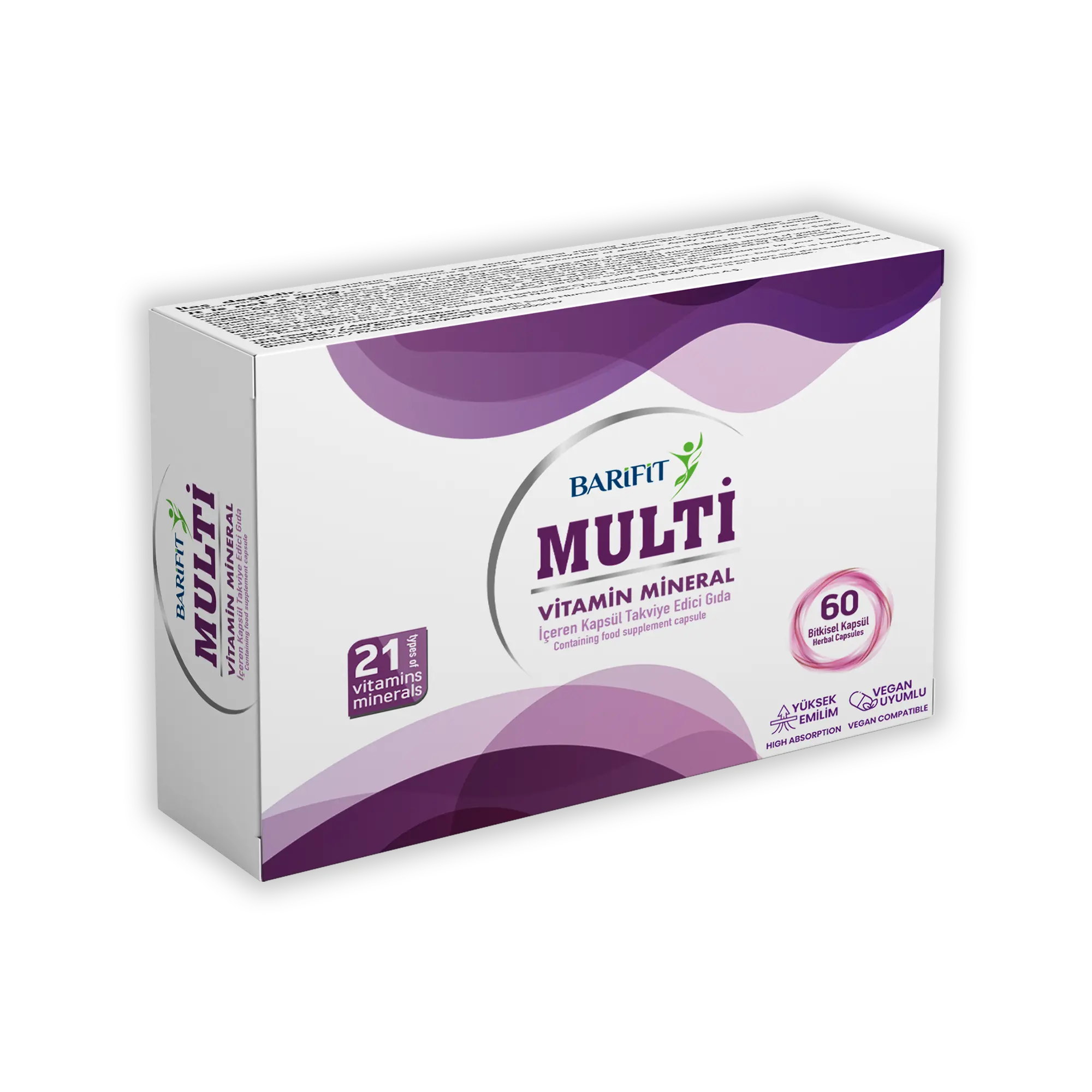 BARİFİT ® KAPSÜL MULTİVİTAMİN TAKVİYESİ VİTAMİN VE MİNERALLER BARİFİT 0